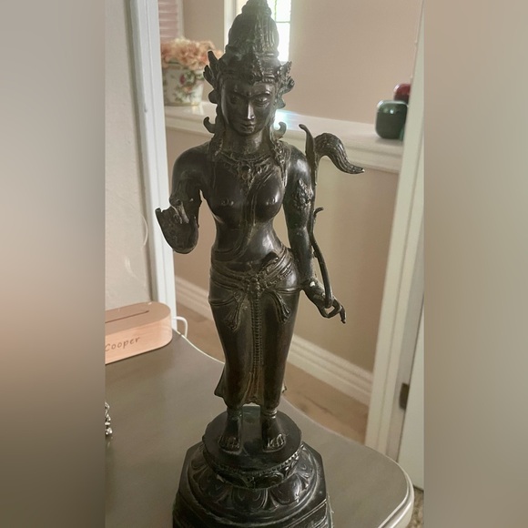 Art | Dewi Sri Goddess Bronze Statue Rice Mother Fertility Art ...